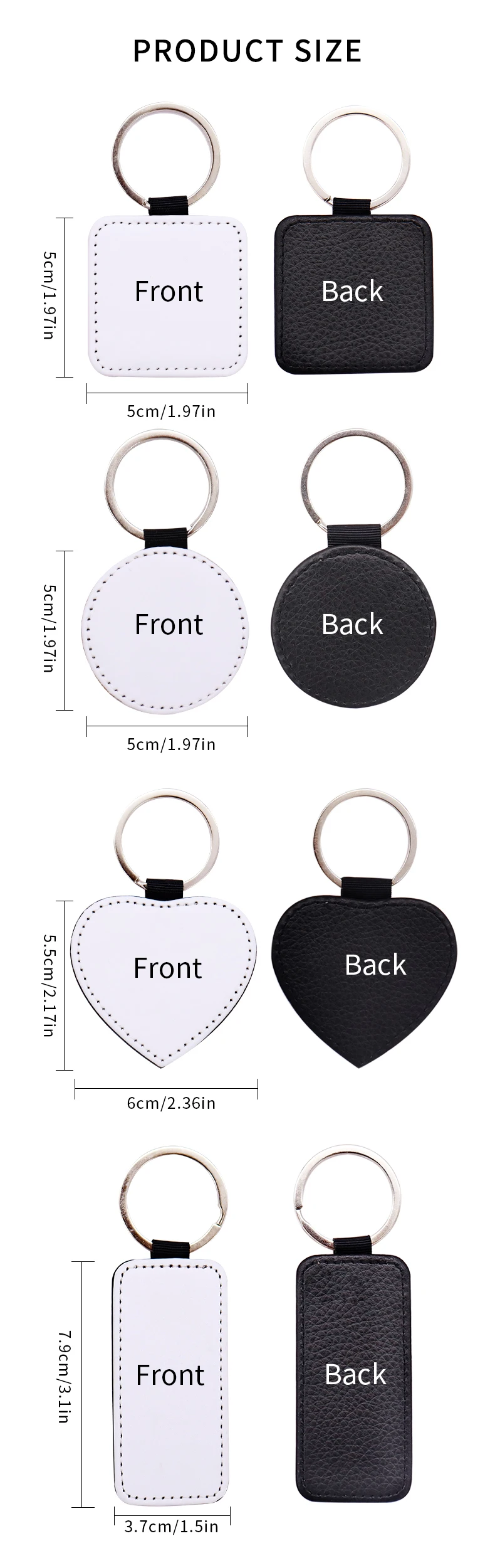 Custom Promotional Gifts Bag Charms Accessories Pu Strap Keychain ...
