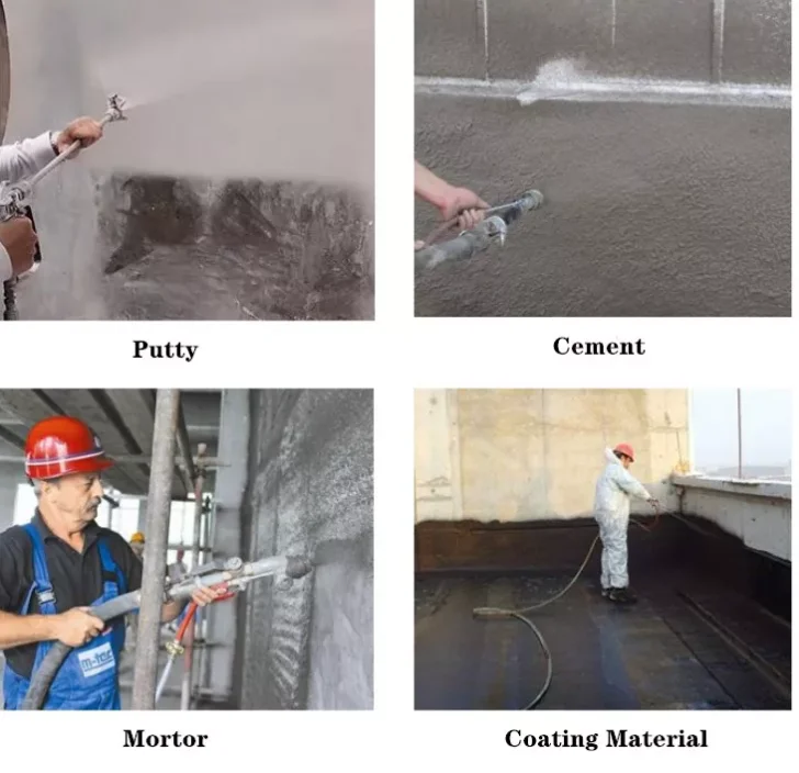 Automatic Cement Plastering Wall Render Machine - 560 M²/8h