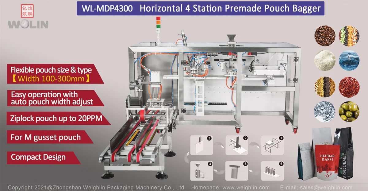4 Station Doypack Packing Machine - Multifunctional & Efficient