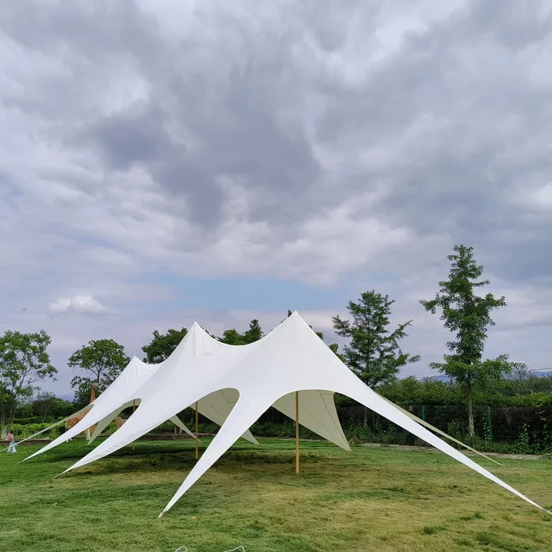 Custom Logo Printed 3x3 Single and Double Pole Star Tent Canopy Indoor ...