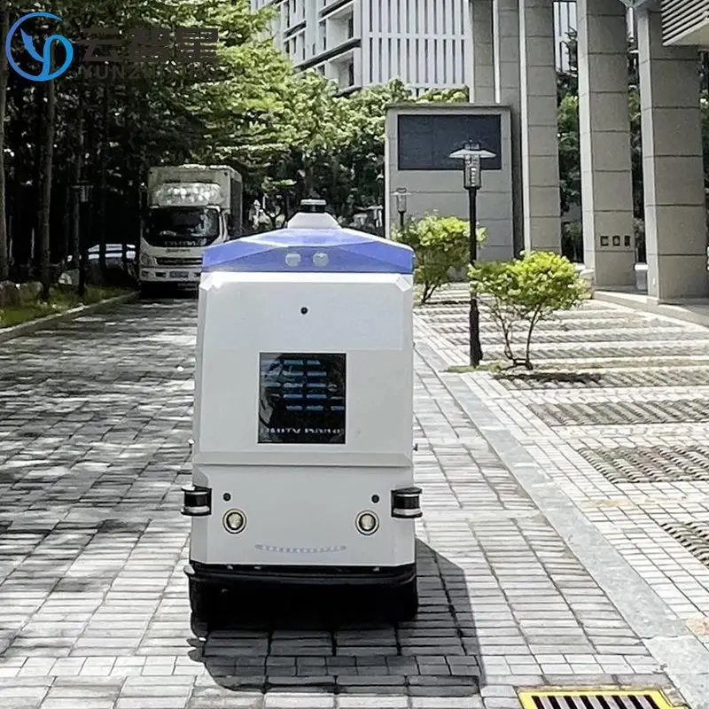 Custom Outdoor Unmanned Delivery Robots for Community Parks