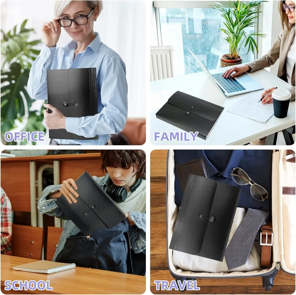Black Low Prices Expanding File Folder13 Pockets File Organizer ...