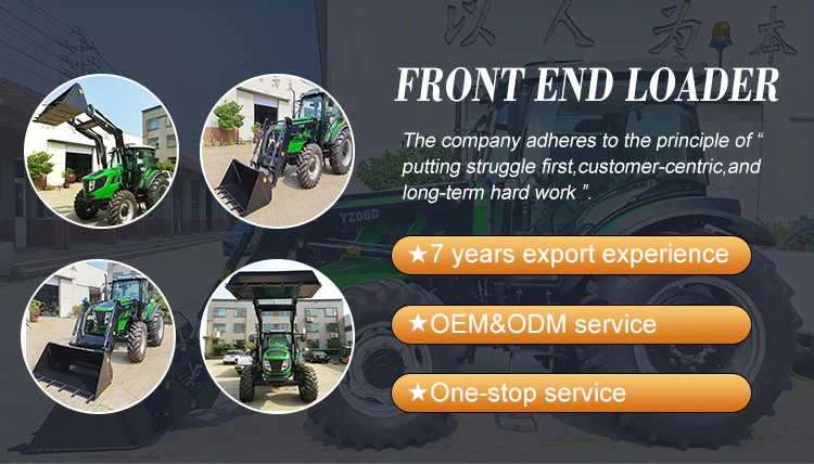 Mall Tractor Grapple Bucket Engineering Machinery Compact Tractor With ...