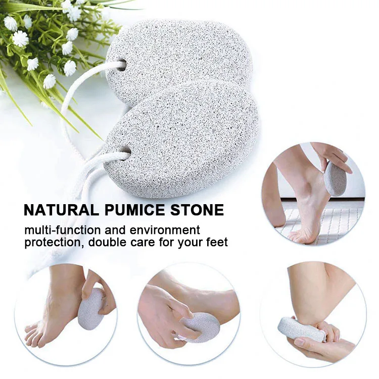 Natural Pumice Stone for Feet Pedicure Tools - Hard Skin Callus Remover