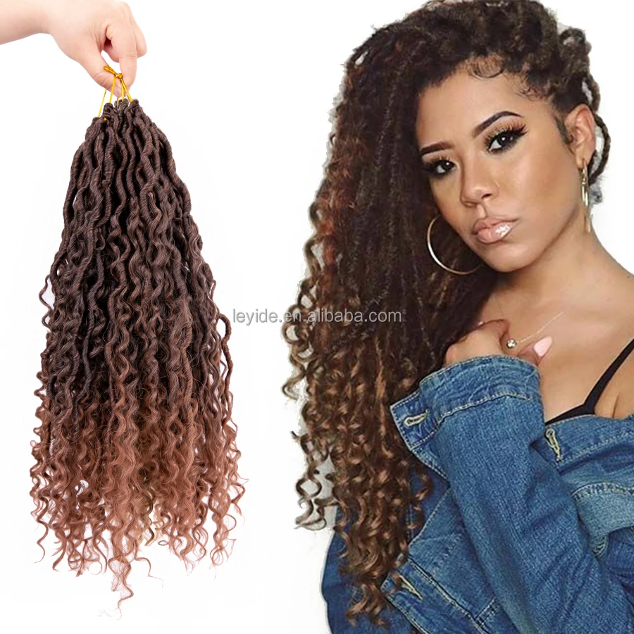 Alileader Pre Looped River Locs Synthetic Boho Bohemian Locs Crochet ...
