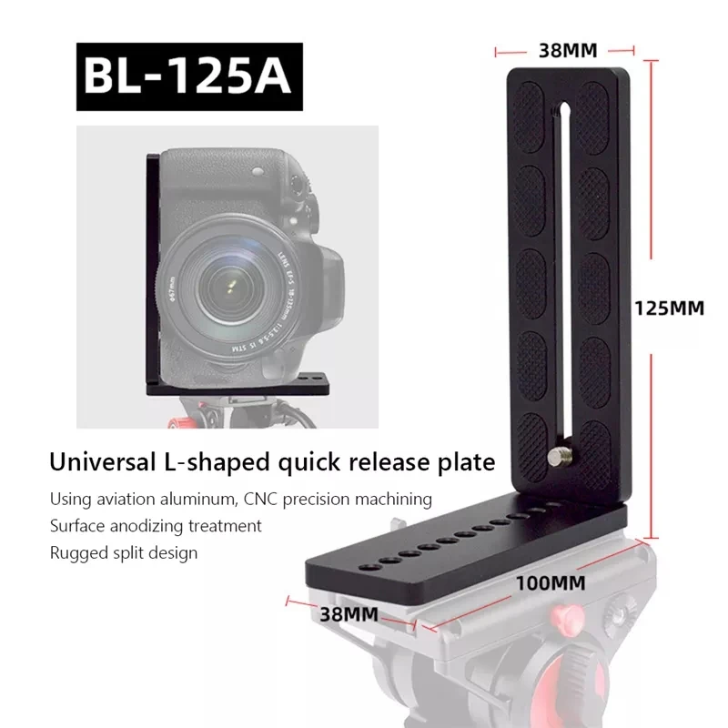 Universal L Shape Bracket Holder Gimbal Stabilizer Ball Head Tripod ...