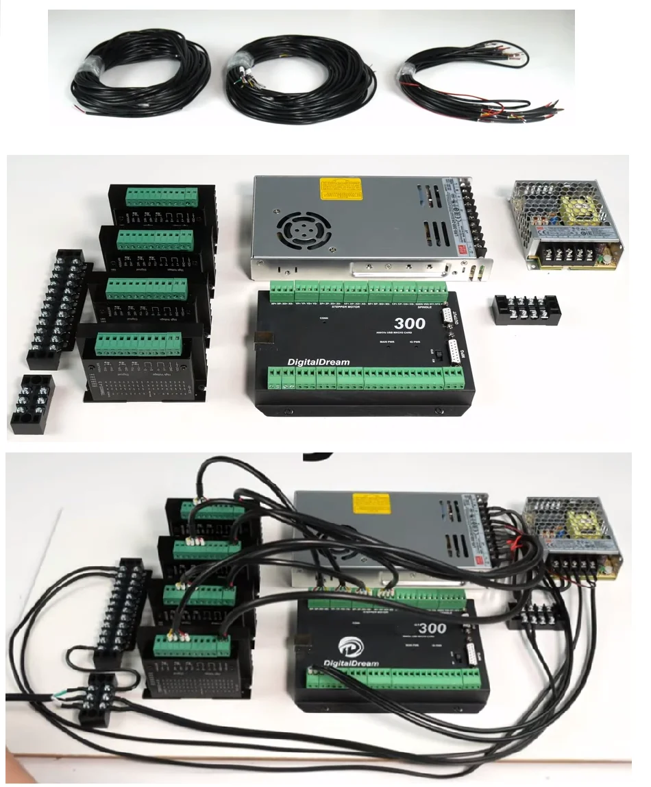 Upgraded Mach3 Ethernet Cnc Controller Ec300 3/4/5/6 Axis Motion Control Card Forcnc Wood ...