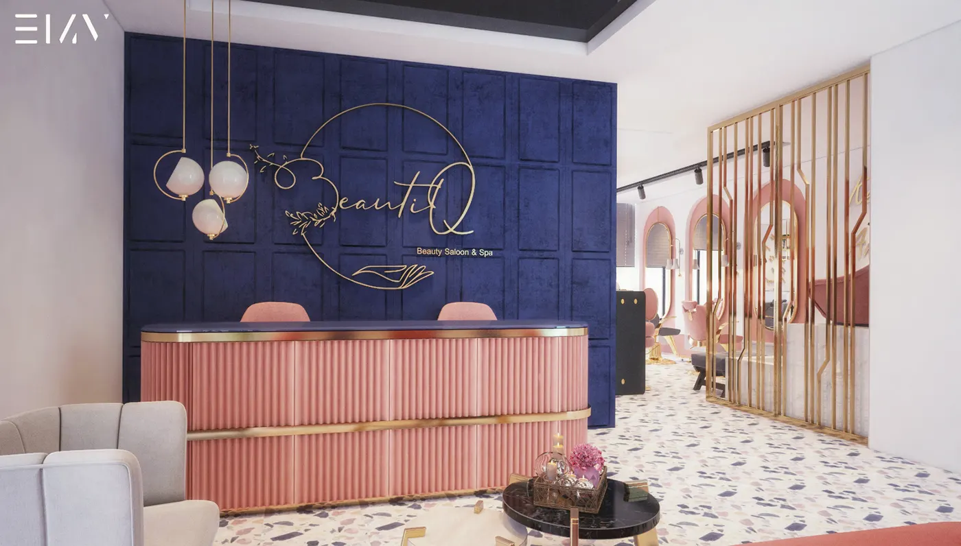 Luxury Spa Display Case - Beauty Store Design Medical Spa Shelving