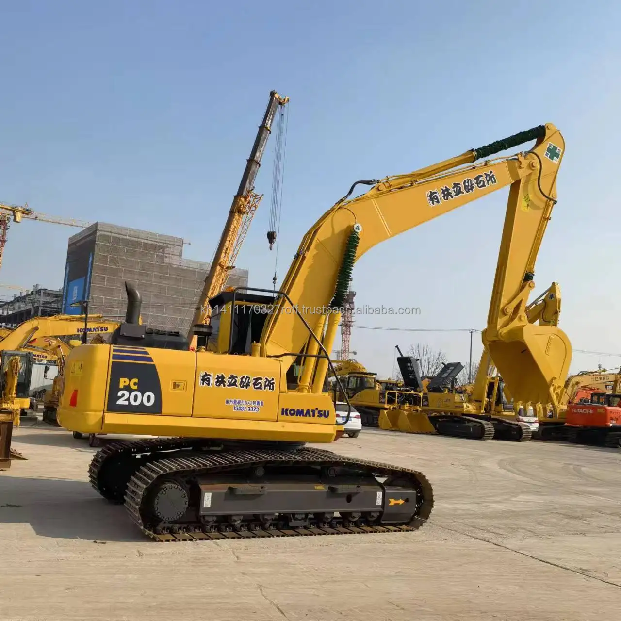 Komatsu Pc200-8 Excavator Original Japanese 200-8 Digger Komatsu Pc200 ...