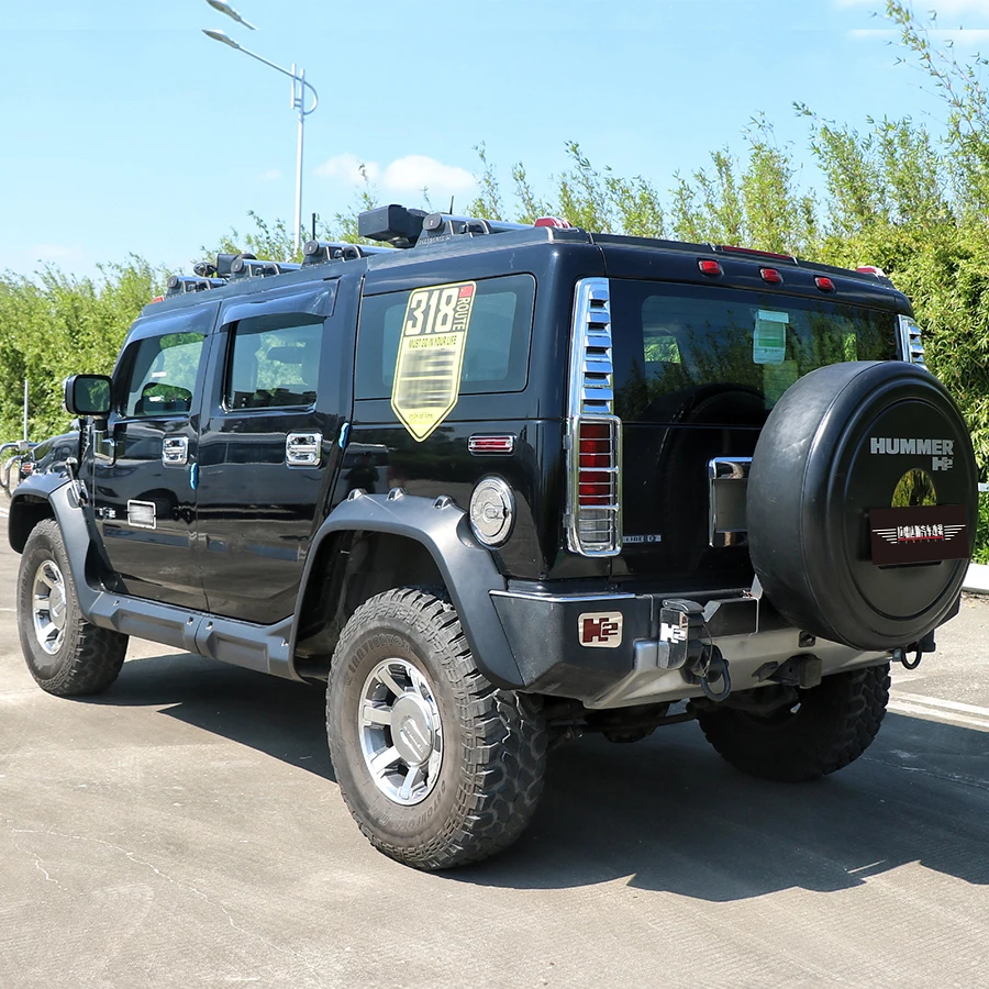 For Hummer H2 Wide Body Kit - New Fiberglass Front & Rear Bumper Fender ...