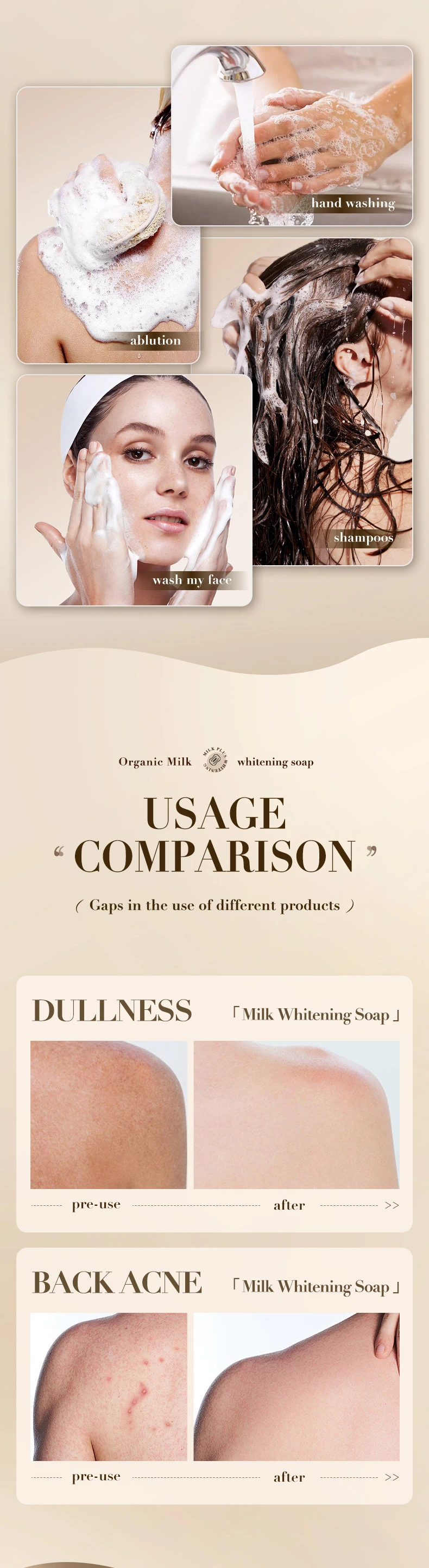 OEM SADOER Private Label Milk Organic Natural Whitening Bath Wash Oil Control Cleansing Skin ...