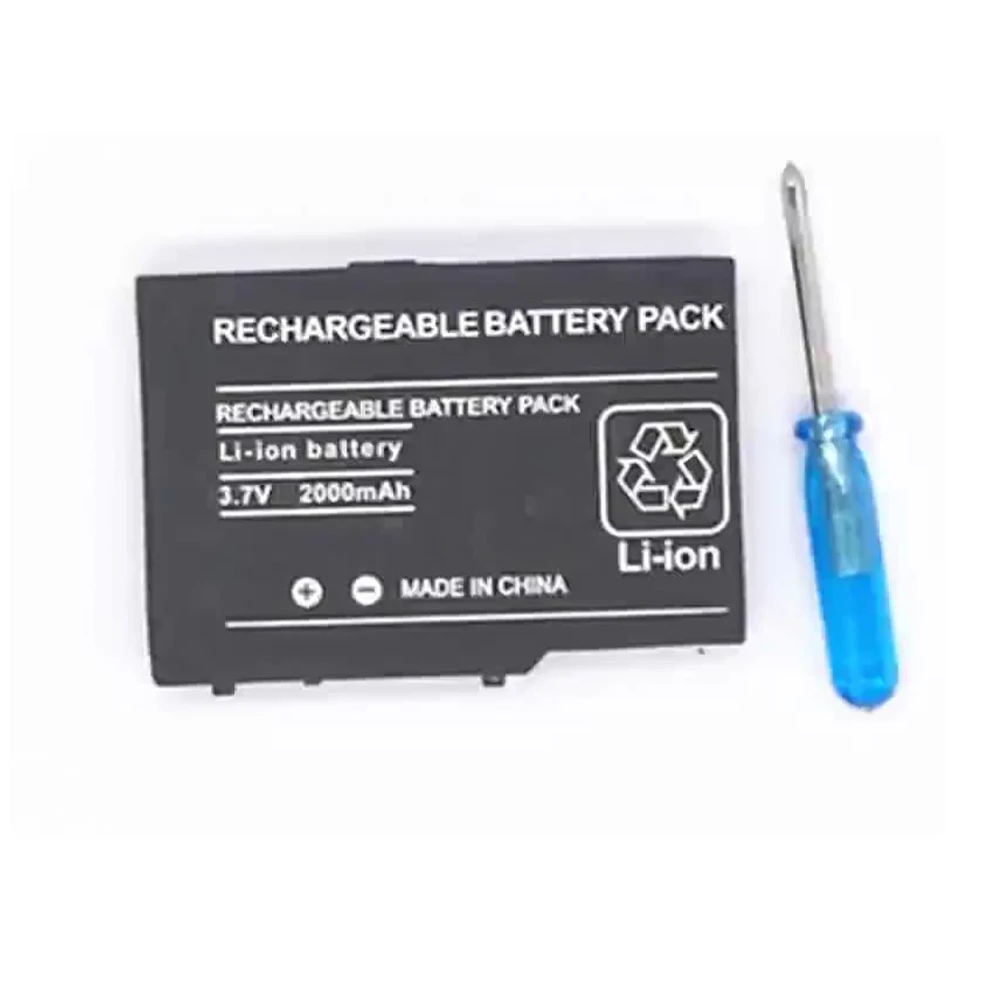 2000mah 3.7v Rechargeable Lithiumion Battery Pack For Nintendo Nintendo ...