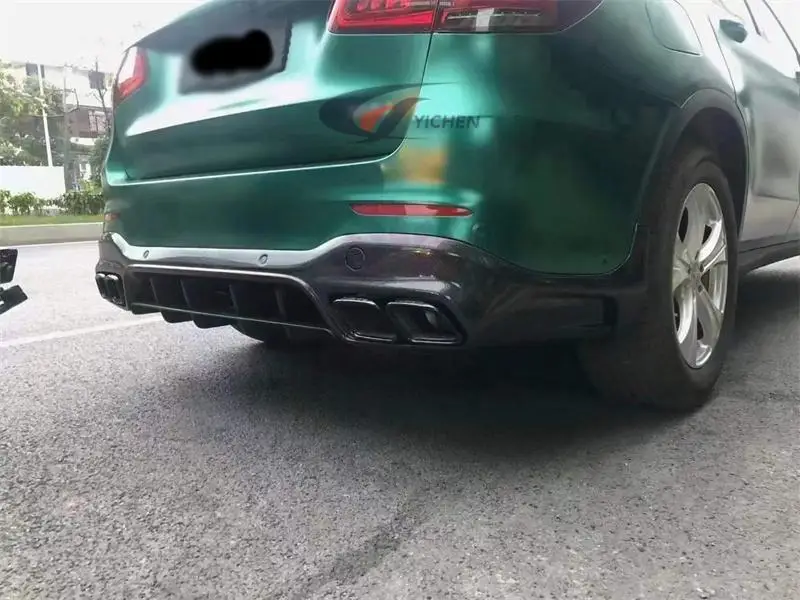 Carbon Fiber Rear Diffuser For Mercedes Benz Glc63 X253 W253g Rear ...