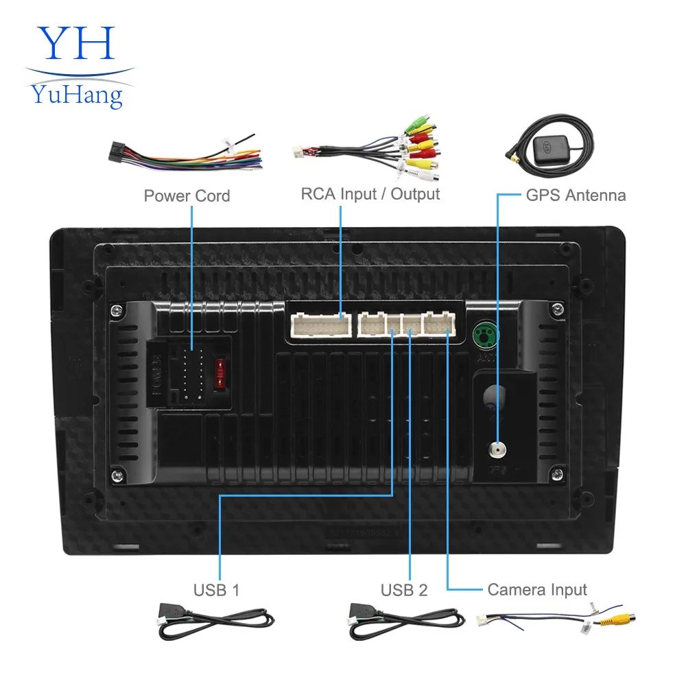 Yuhang Car Android Player 9 Inch Universal T3l 2 Din Android Touch ...
