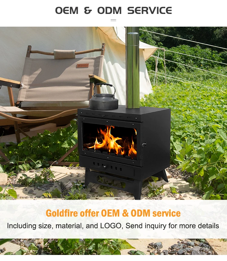 Wood Pellet Stove With Heating Small Portable Outdoor Stove Camping ...