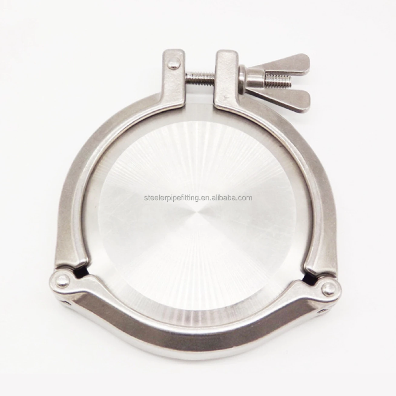 Stainless Steel Ss304 316l Sanitary Vacuum Three Piece Clamp - Buy ...