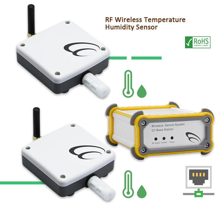 RS485 Modbus Temperature Sensor Data Logger Voltage and Temperature Humidity Measurement ...