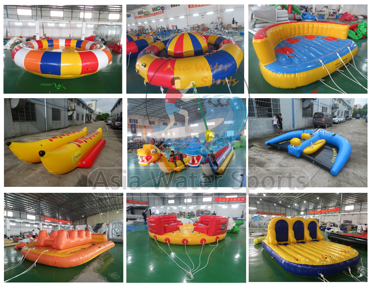 Boat Tube Towable Water Ski Tube for 2 Persons - 2 Year Warranty