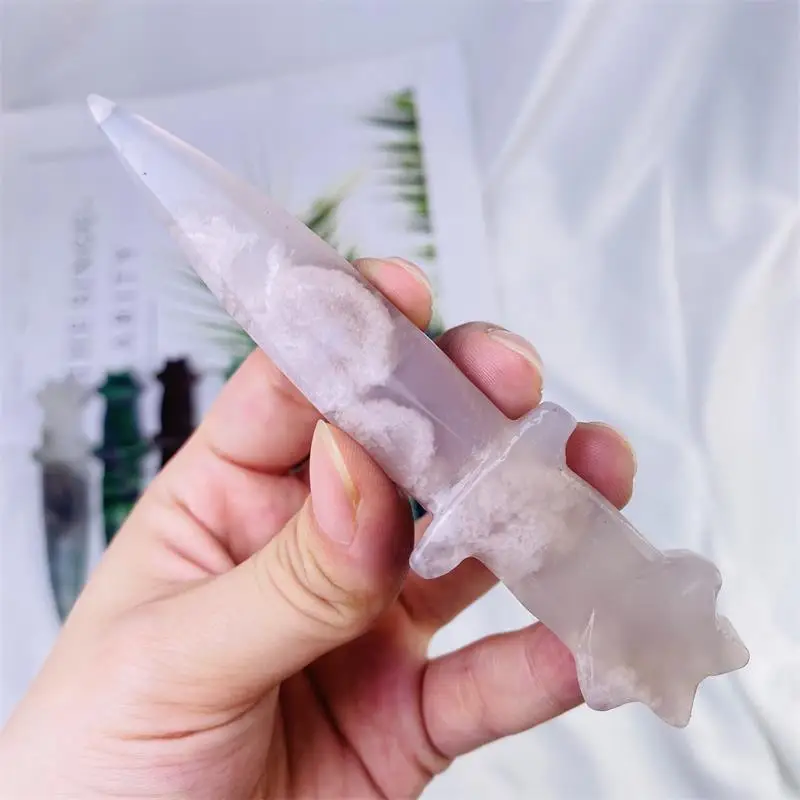 Wholesale Natural Crystal Dagger Ocean Jasper Bloodstone Sword Sodalite ...