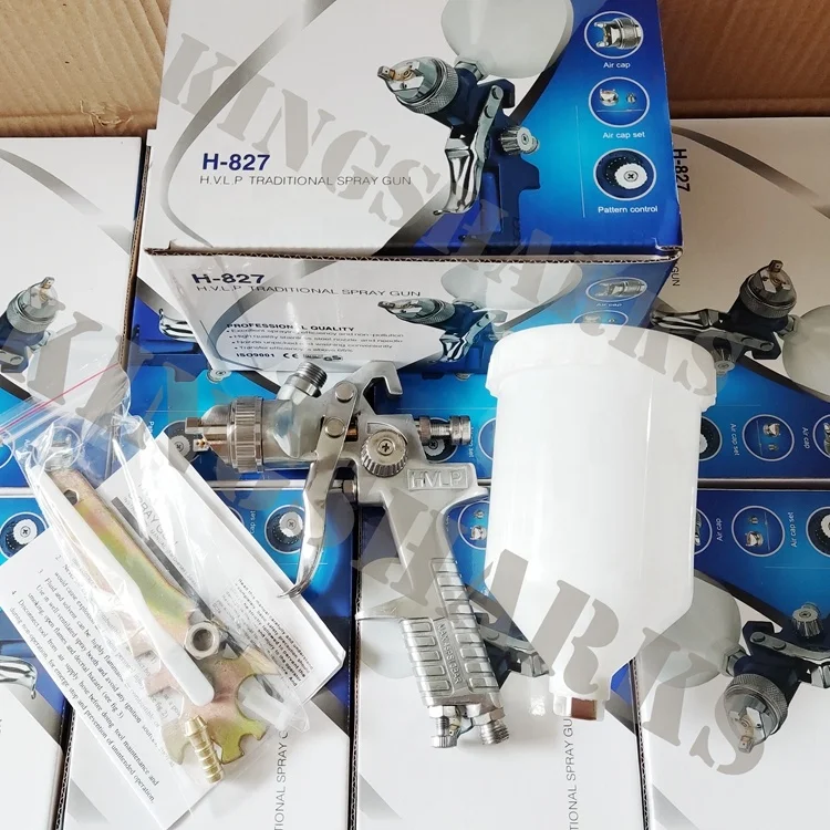 H827 Hvlp Spay Gun Painting 827 H827 Professional Paint Painting Coating Air Pneumatic Spray Gun ...