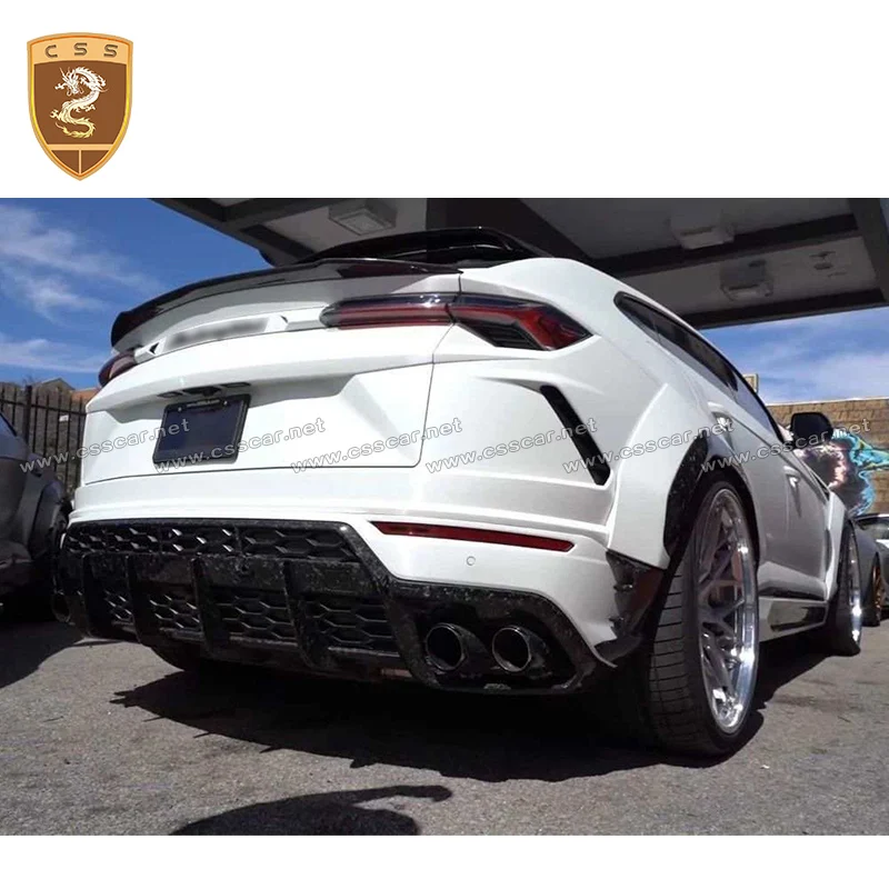 For Lamborghin Urus 1016 Body Kit Carbon Fiber Front Rear Lip Splitter ...