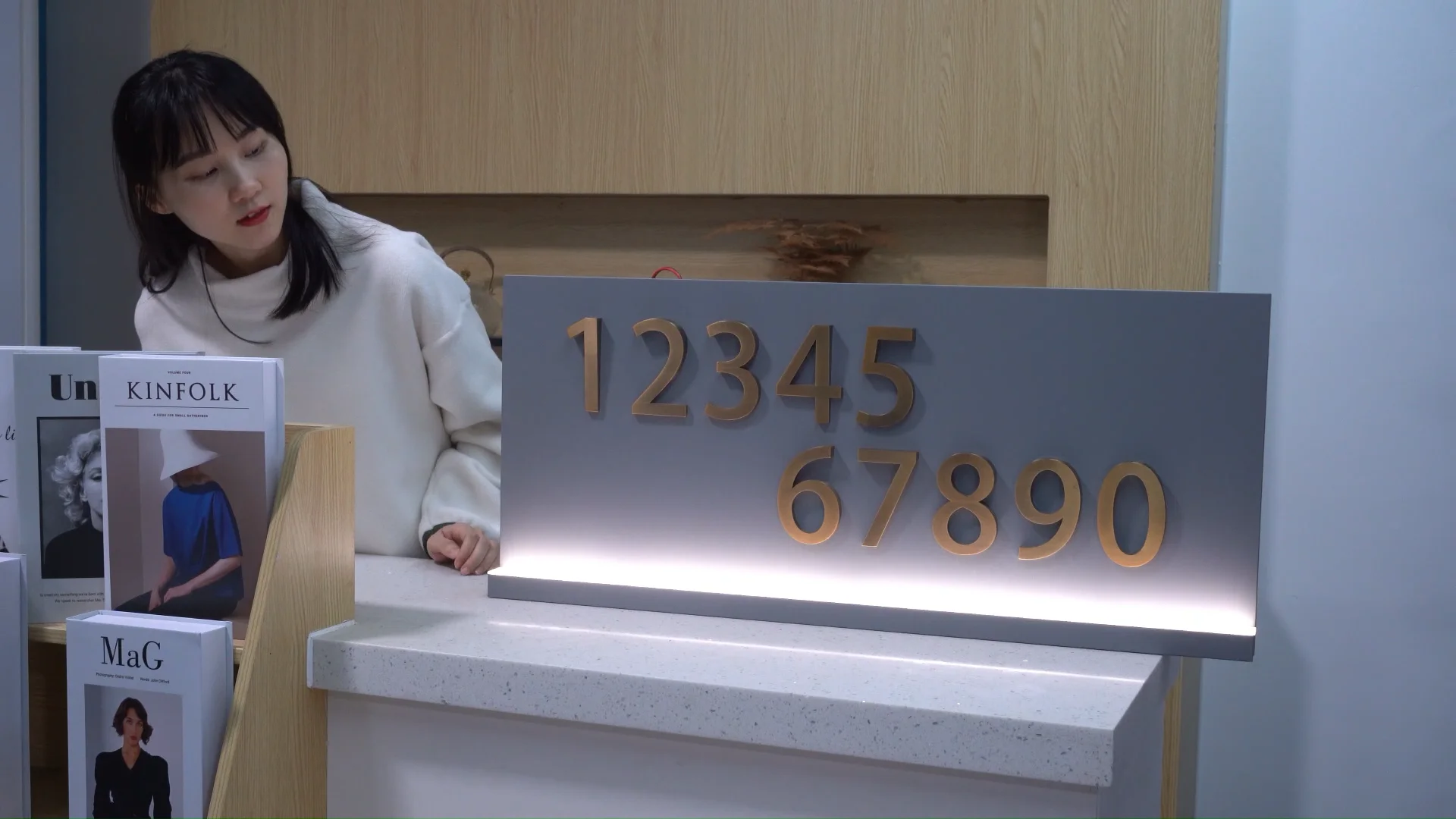 Cnc Stainless Steel Metal Signage All Size Hotel Door Room Number Ada ...