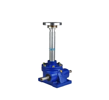 Swl Trapezoidal Ball Mechanical Lift Elevator Hydraulic Worm Bevel Gear ...