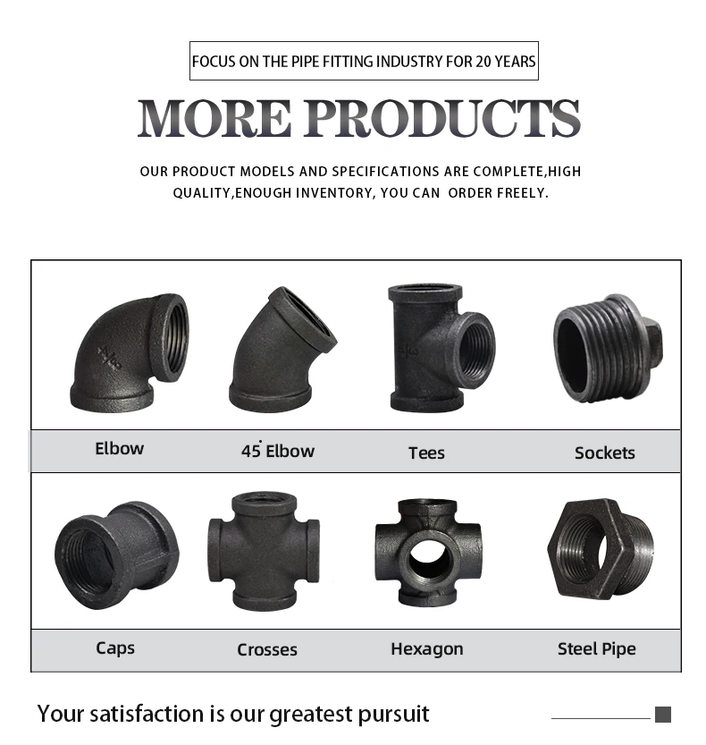 Dsdst 4-way Galvanized Malleable Iron Pipe Fittings Round Head - Buy ...