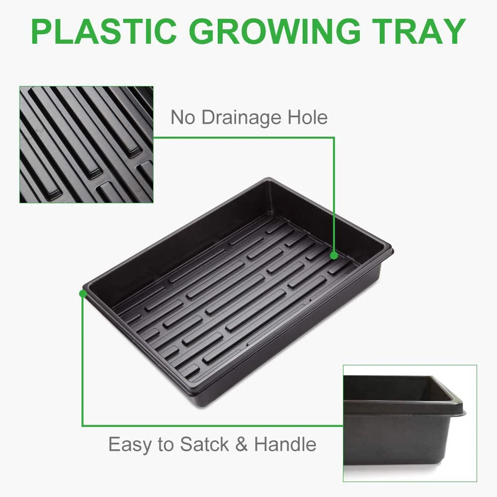 Seed Sprouter Tray Microgreen Plant 1020 Flat Hydroponic Trays for ...
