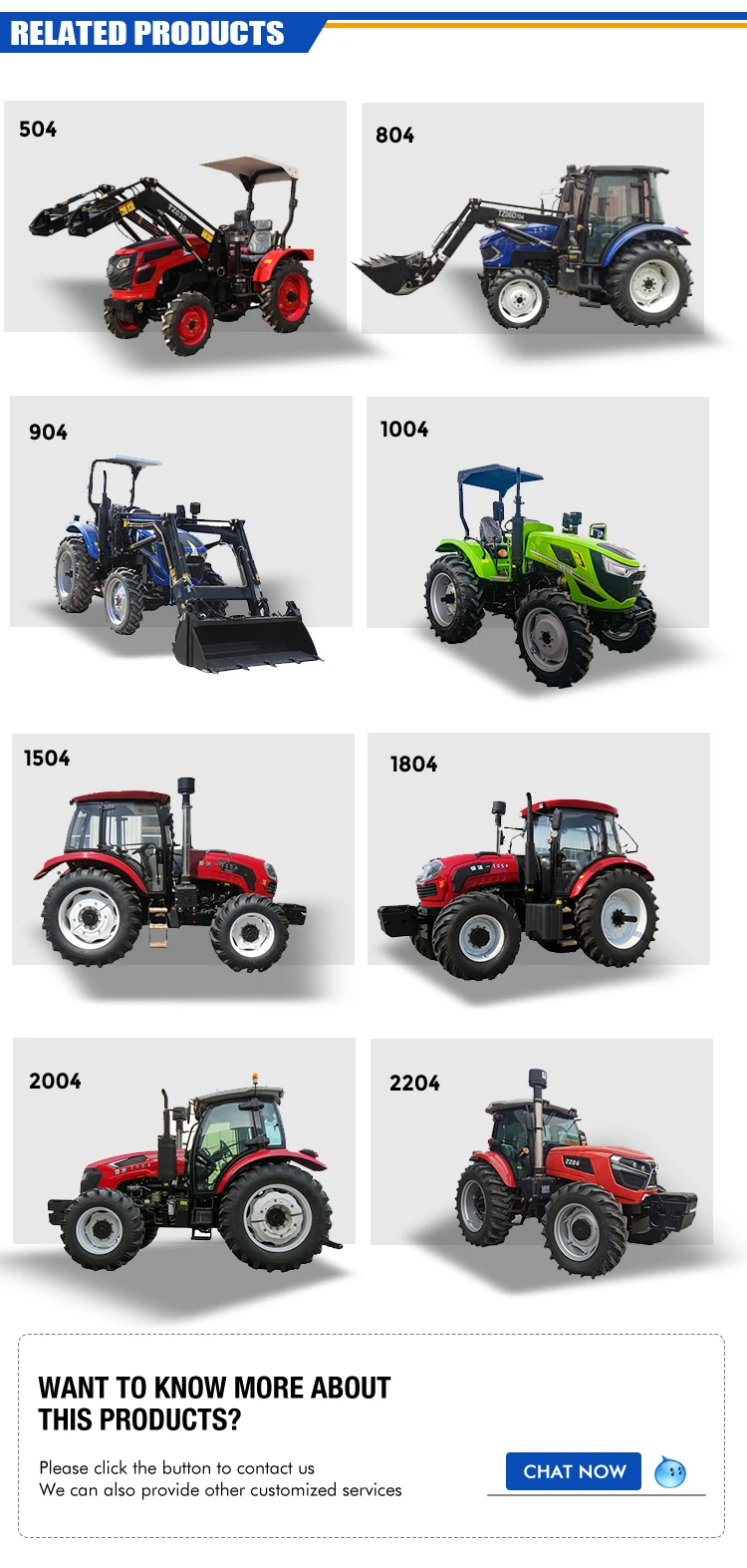 China Factory Tractor Trucks With Front End Loader Backhoe 4x4 50hp ...