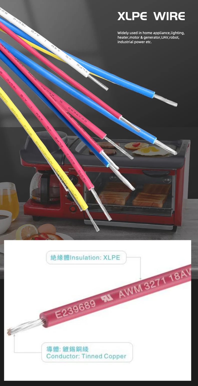 Single Core Copper UL3271 - High Temperature 600-750V Cable