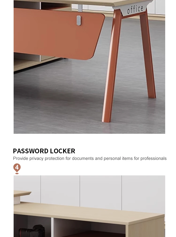 Customizable Simple Design Office Executive Desk,Durable L Shape ...