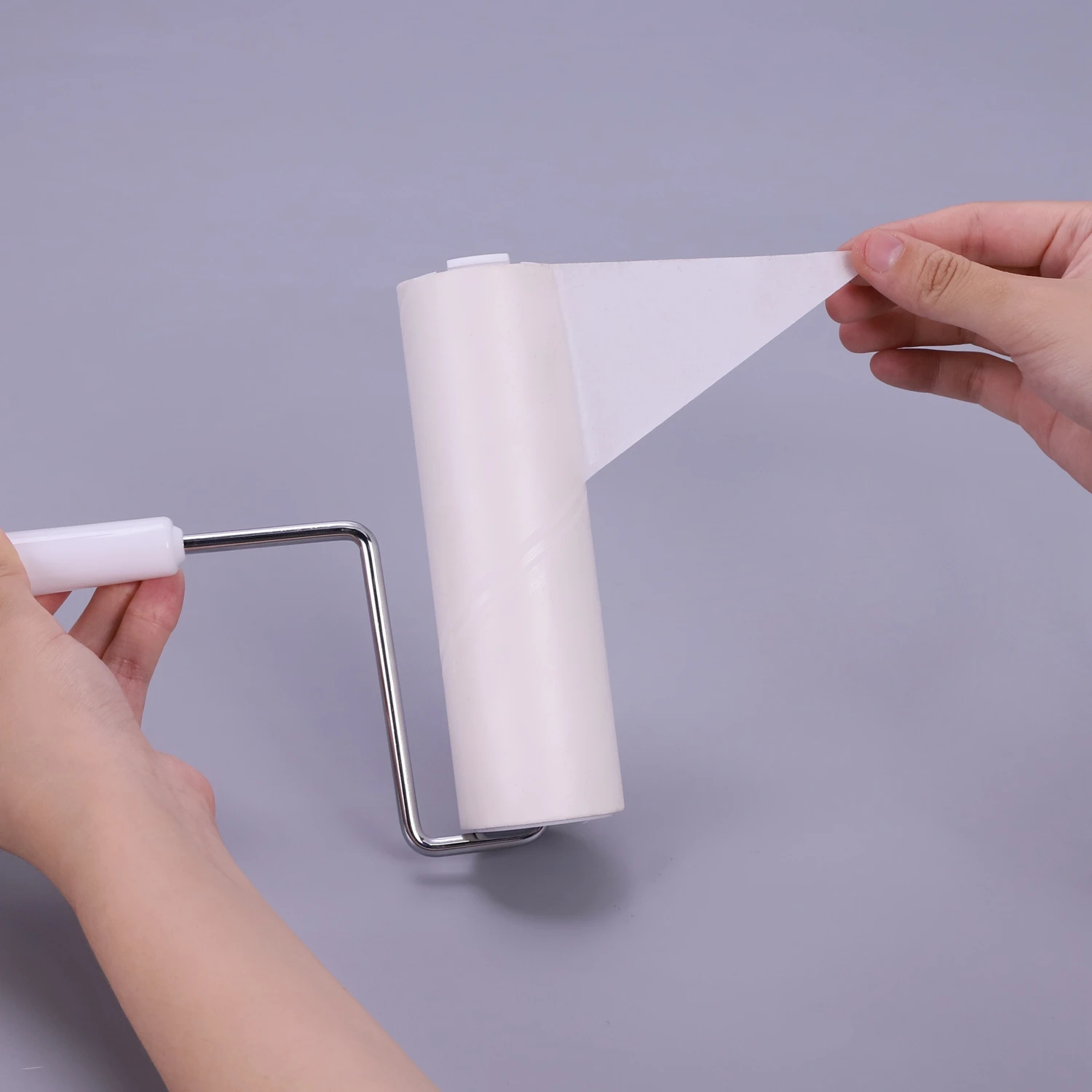 Extra Large Lint Roller With Refill 6.3" Giant Lint Roller For Pet Hair ...