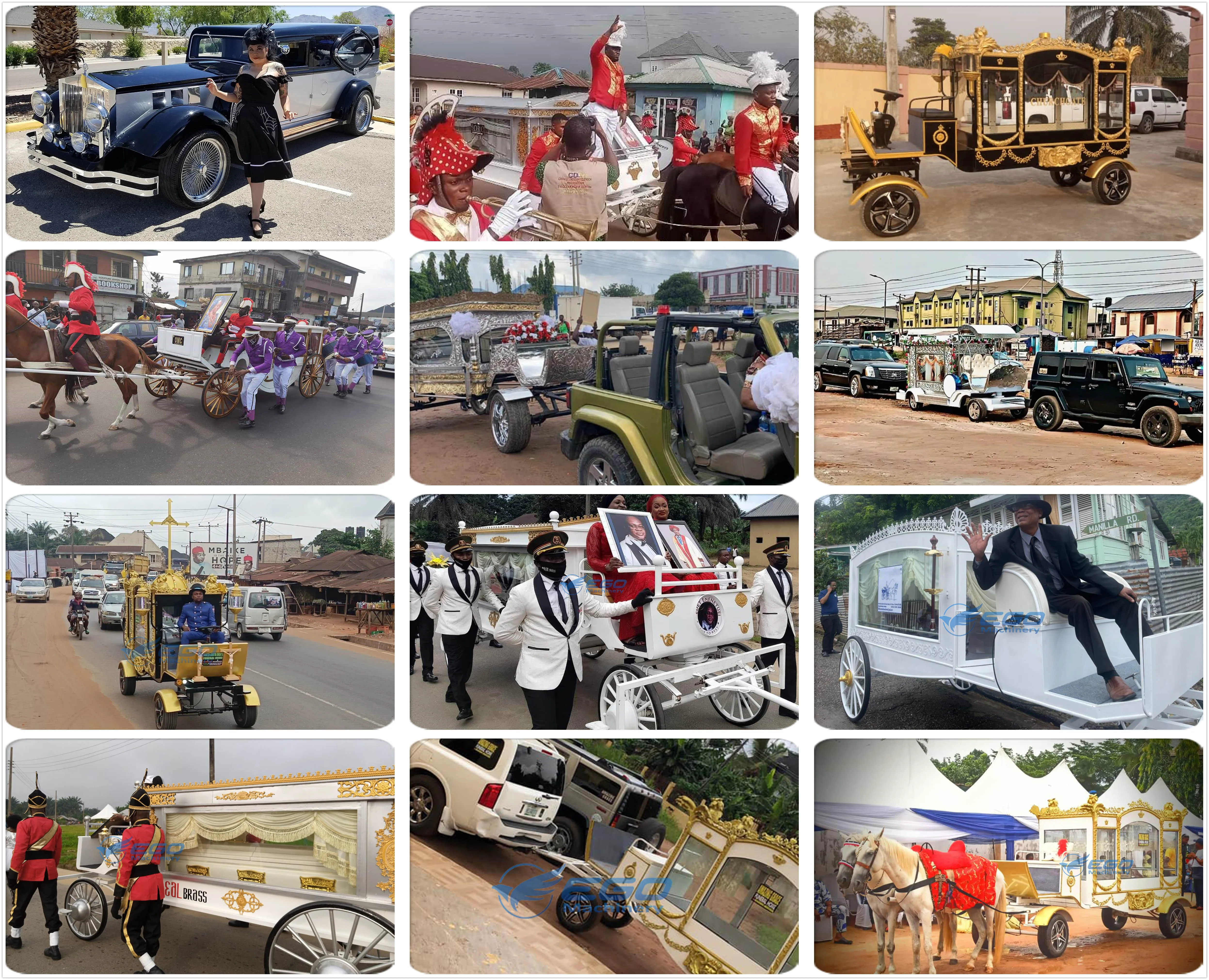 Luxury Coffin Trailer Electric Hearse - Customized Funeral Car