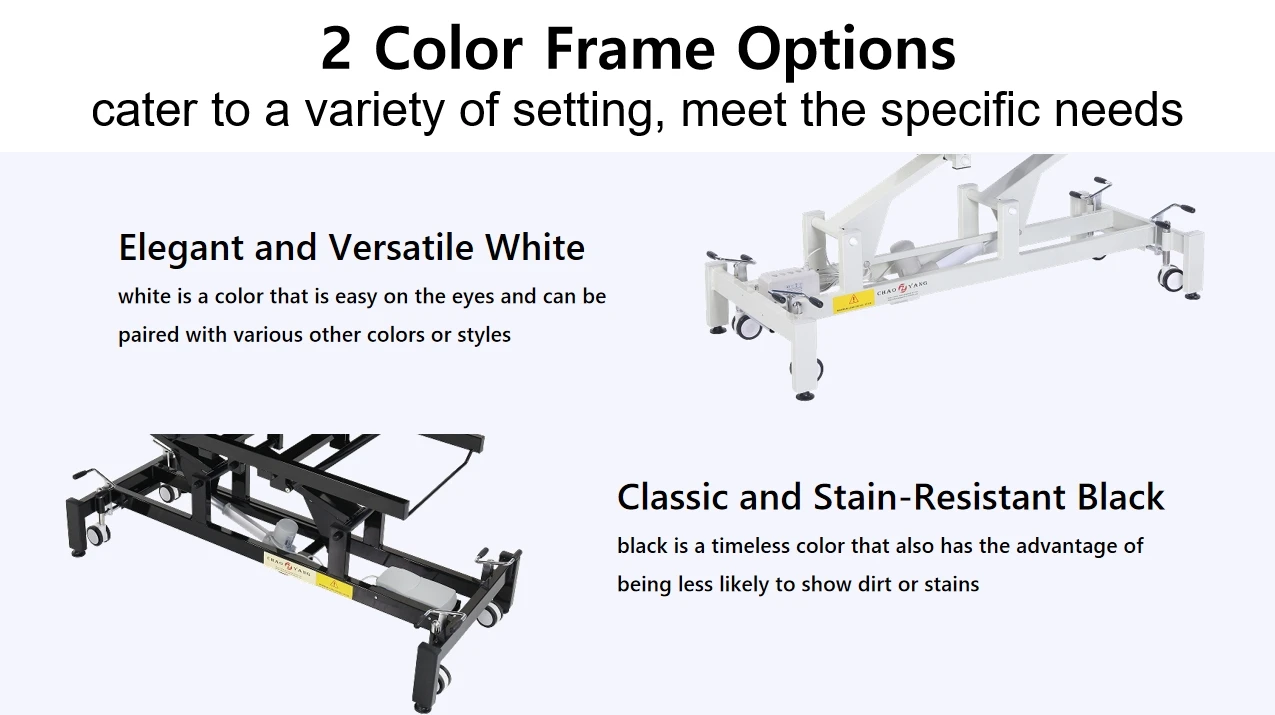 Height Adjustable Electric Physiotherapy Bed for Osteopathic Treatment