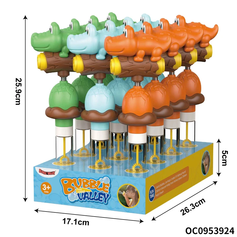 Crocodile Animal Bubble Wand Kid Garden Bubble Sticks Toys New Outdoor ...