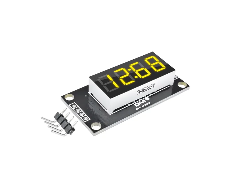 0.36" Inch Tm1637 7-segment 4-bit Led Display Clock Yellow Led Tube ...
