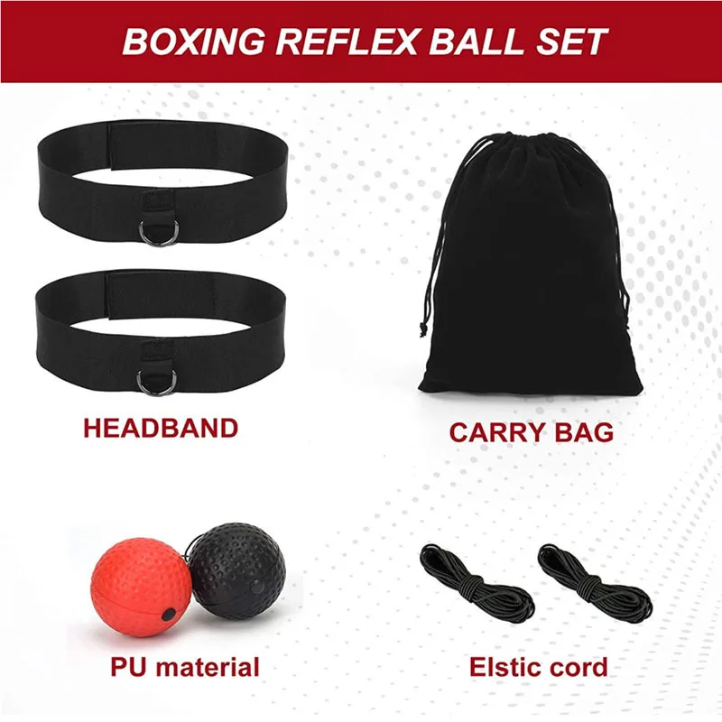 New Product Boxing Reflex Balls With Headband Speed Sports Training ...