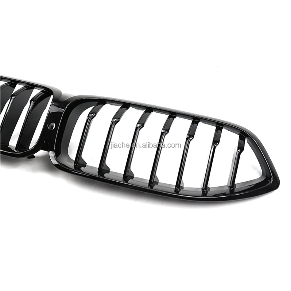Abs Front Bumper Single Line Grille Racing Grill Frame For Bmw 8 Series ...