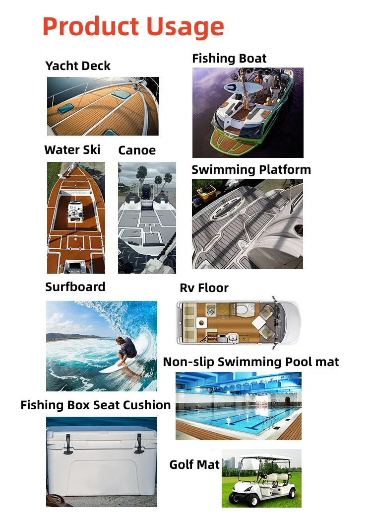 Wholesale/customized Red Rubber Boat Anti-slip Mat Kayak Eva Inflatable ...