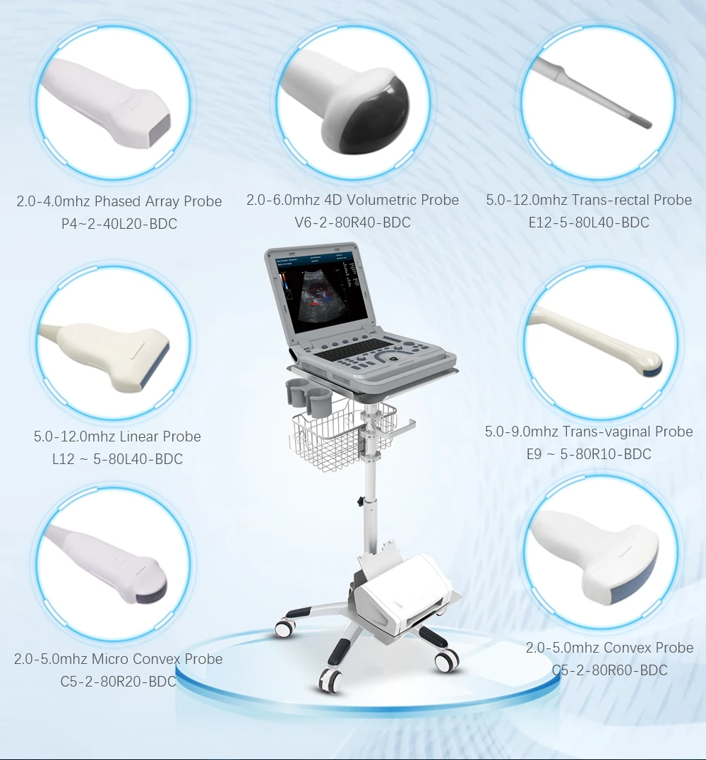 CONTEC CMS1700A Colour Doppler Cardiac Ultrasound Scanner