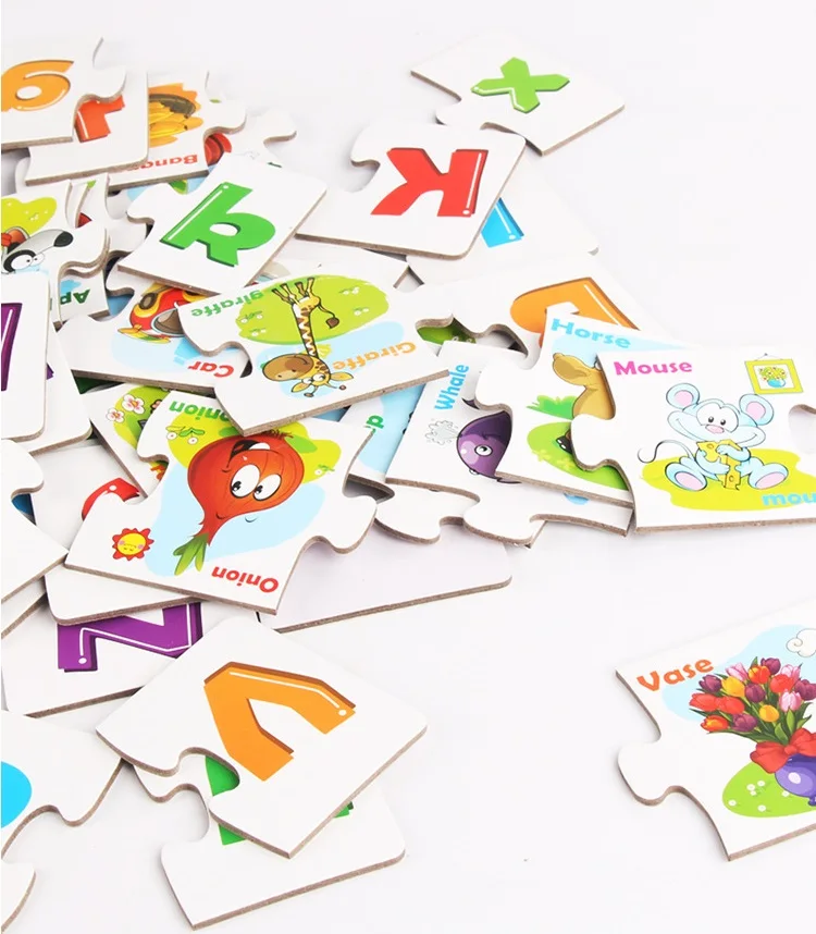 Educational Jigsaw Puzzle - Matching Uppercase & Lowercase Letters