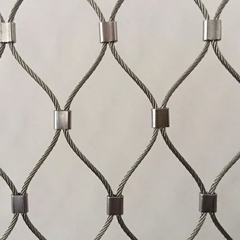 L18 Loop Ss316 Inox Cable Clamp Net Flexible Stainless Steel Rope Net ...