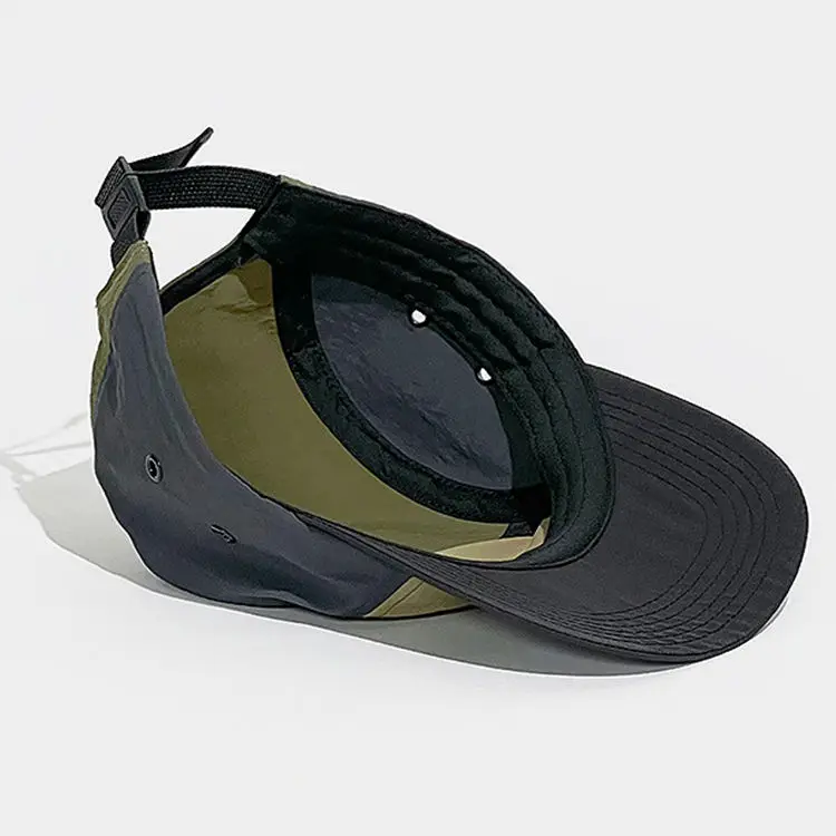 Custom 5-Panel Nylon Camping Cap - Quick Drying & Waterproof