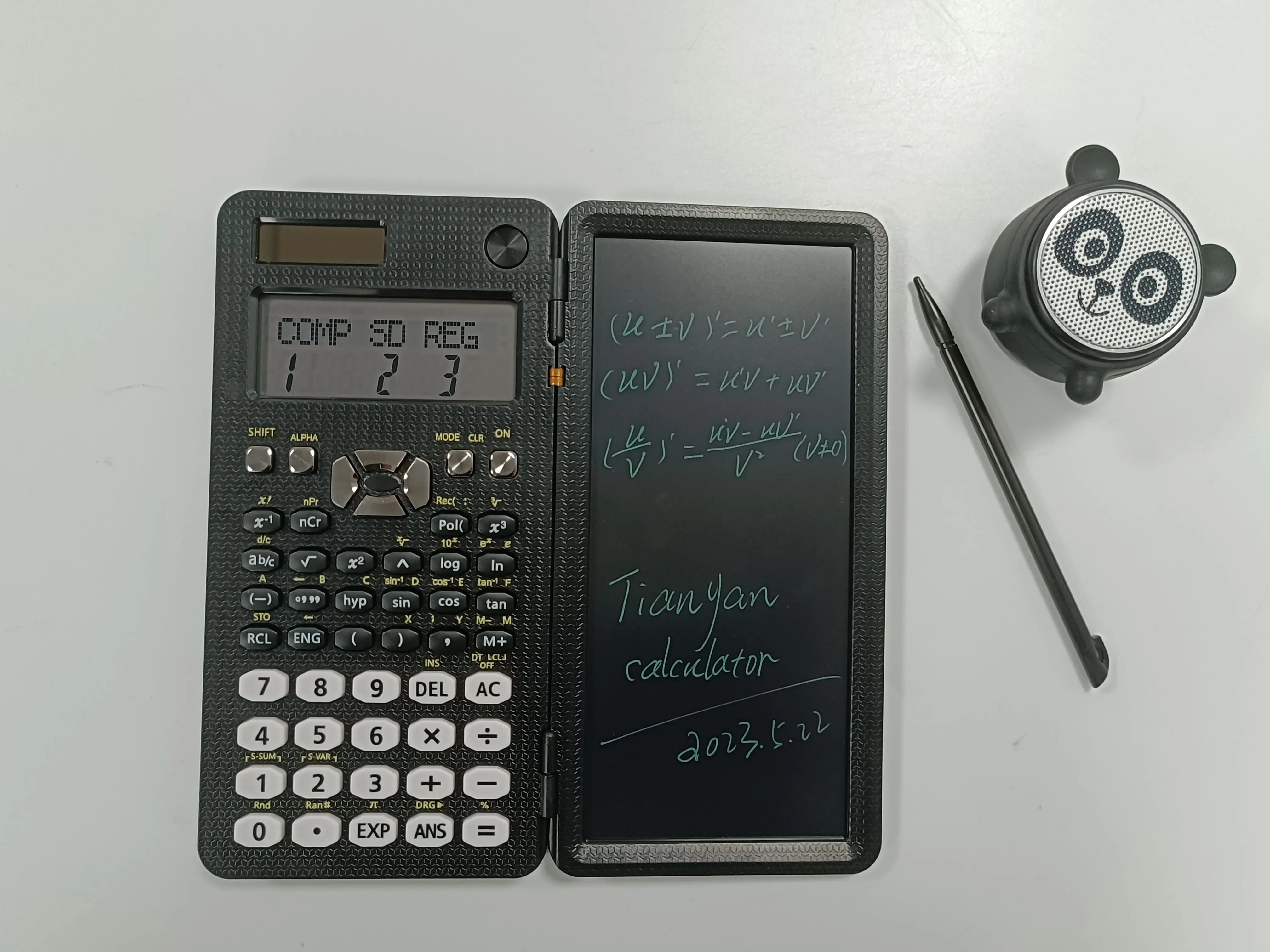 2 Line Display Scientific Calculator Solar And Battery Power Calculator ...