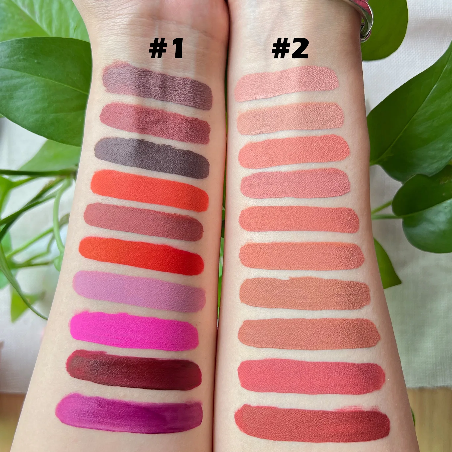 Mini Lipgloss and Liquid Lipstick Kit - 10pcs High Pigment