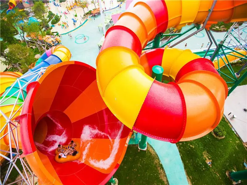 Aquapark Design Water Slide Outdoor Waterpark Products Double ...