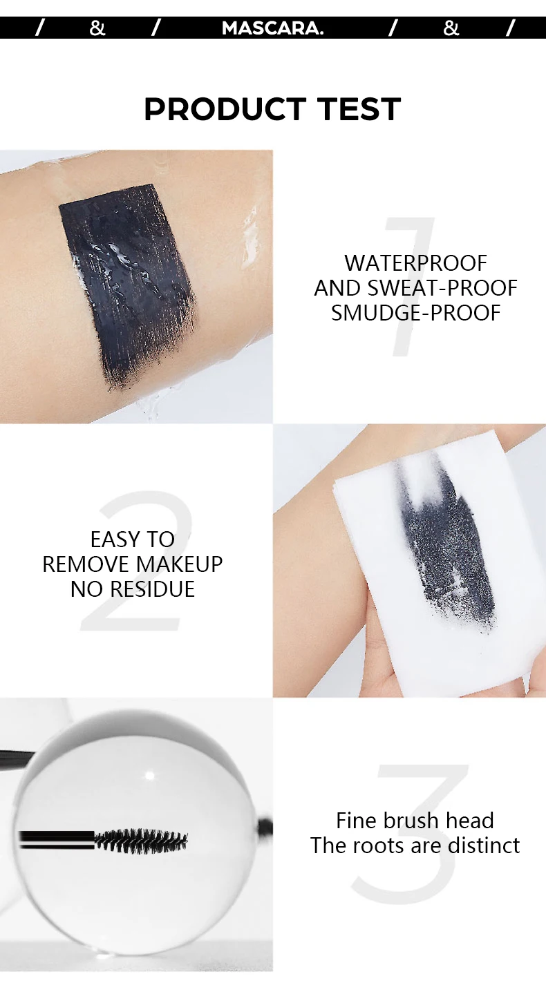 Abz Custom Mascara Volumizing 4d Thicken Lengthening Curl Up Private ...