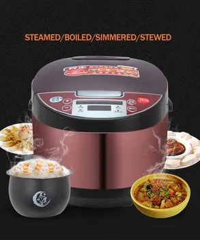 Home Use 6l 1000w Touch Led Display Electric Pressure Rice Cooker With ...