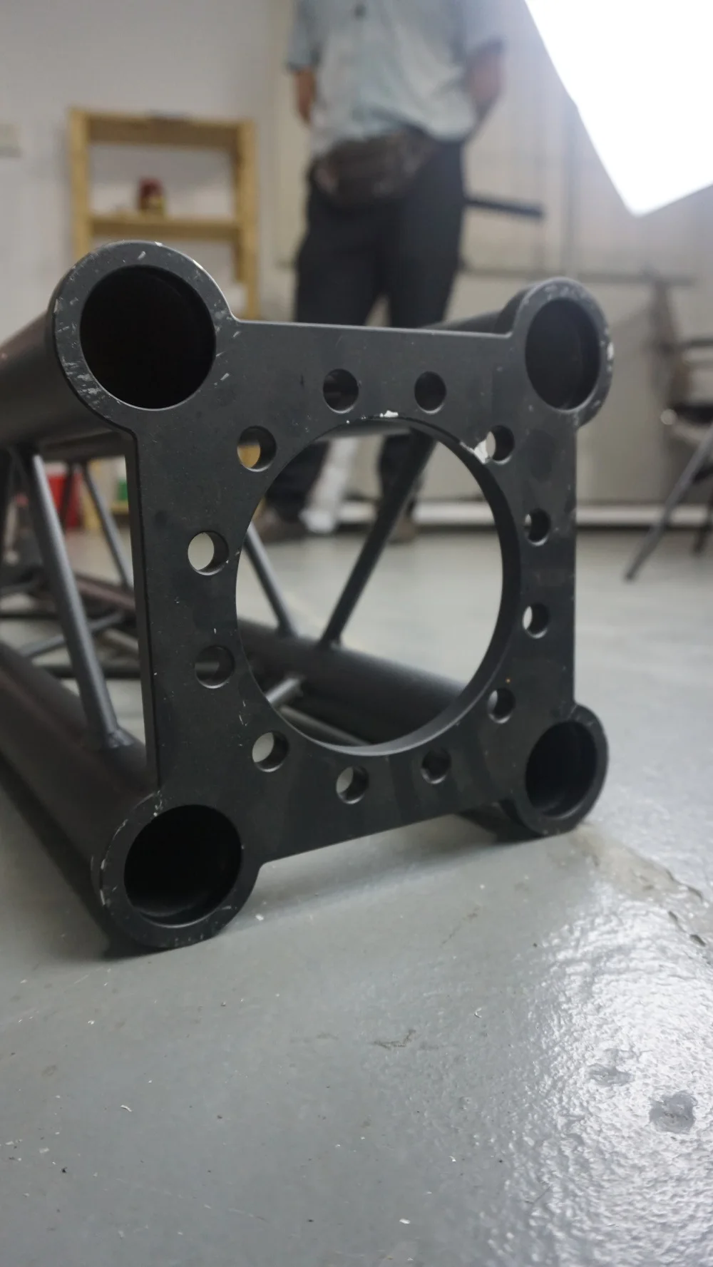 Rectangle Mini Aluminum Black Spigot Truss 150*150mm Stage Lighting ...